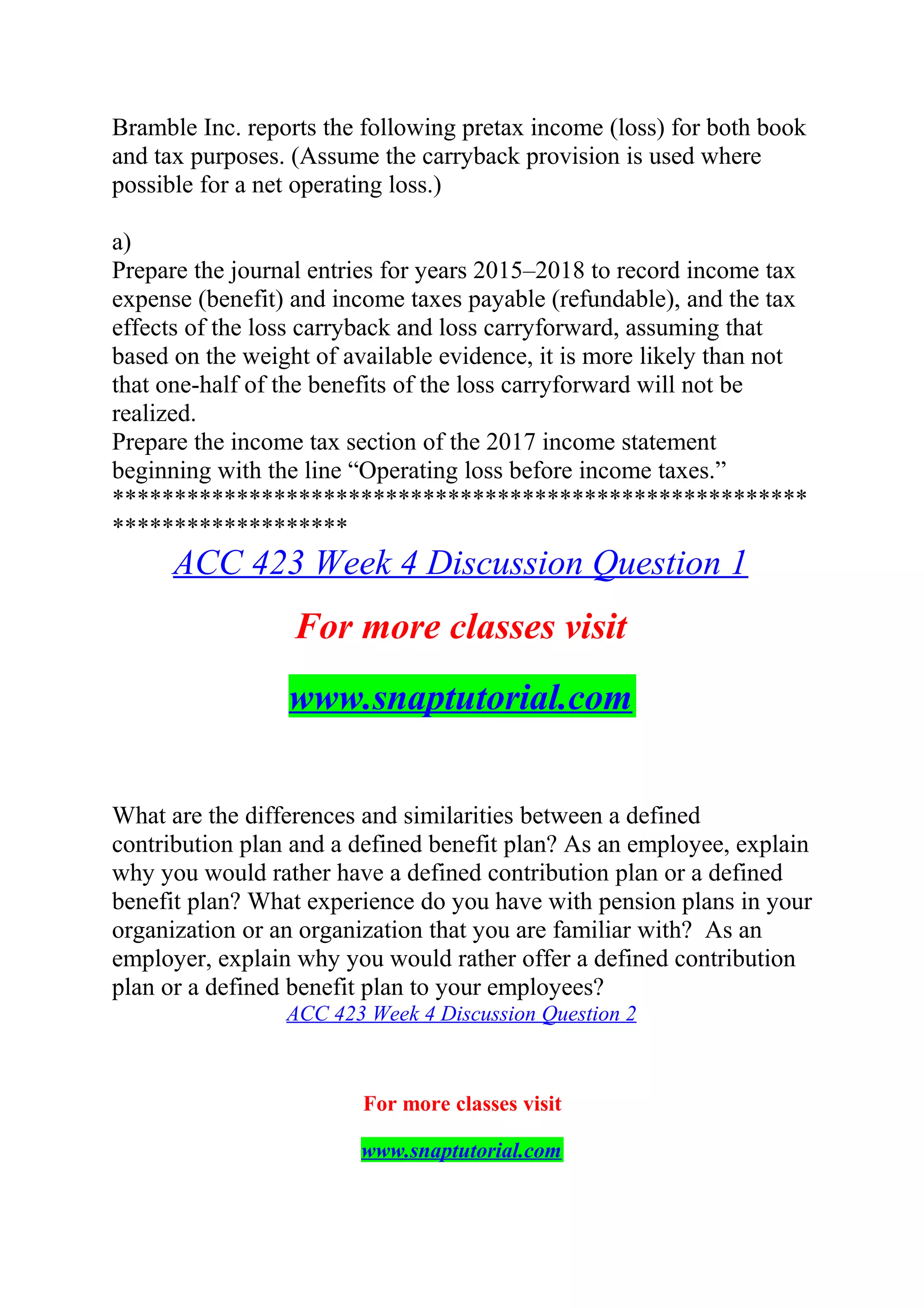 Acc 423 Exceptional Education / snaptutorial.com