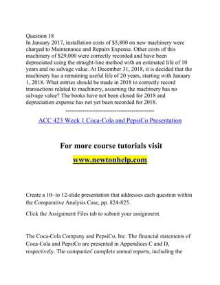 ACC 423 Expect Success/newtonhelp.com