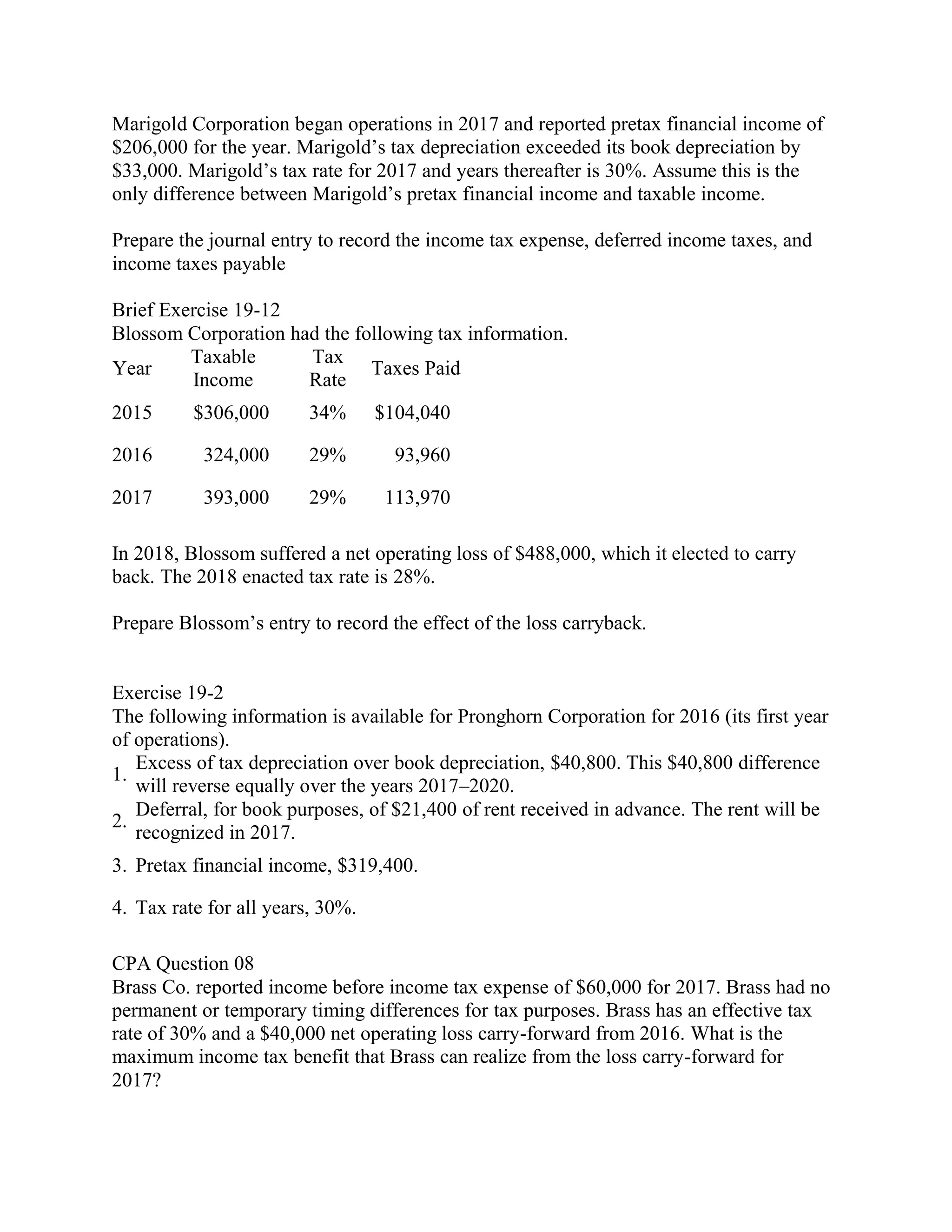 Acc 423 final exam guide (new 2018, with excel file) | PDF