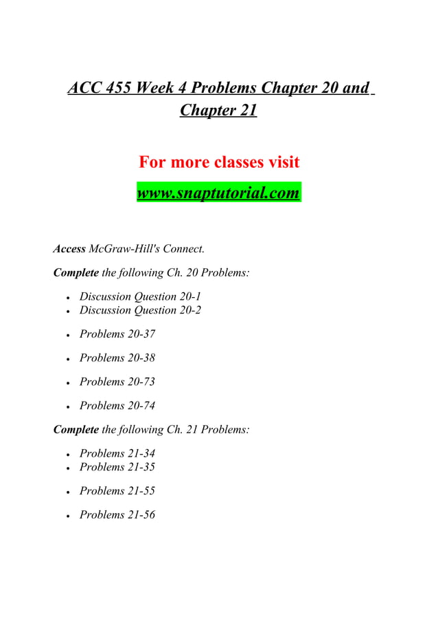 ACC 455 Effective Communication / snaptutorial.com