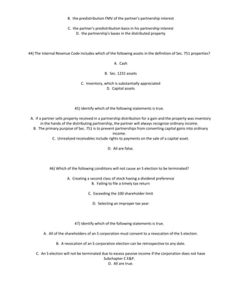 Acc455 final exam 100% correct answers | DOCX