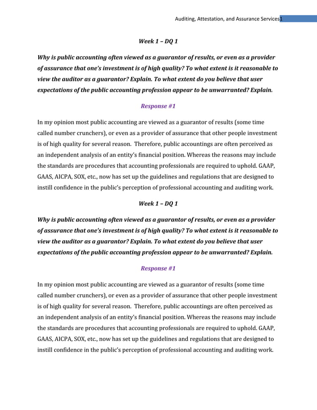 Acc 490 Preview Full Class | DOC