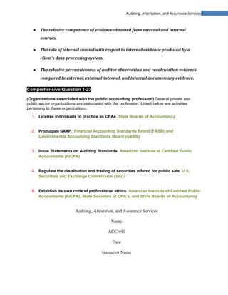 Acc 490 Preview Full Class | DOC