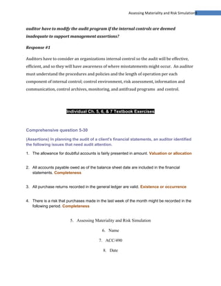 Acc 490 Preview Full Class | DOC