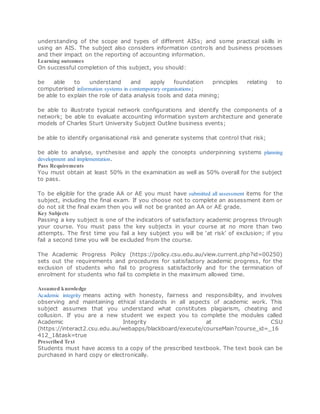 Acc539 - onlineassignmenthelp.com.au