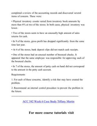 ACC 542 Expect Success/newtonhelp.com