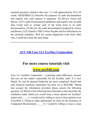 ACC 546 Education for Service--acc546.com
