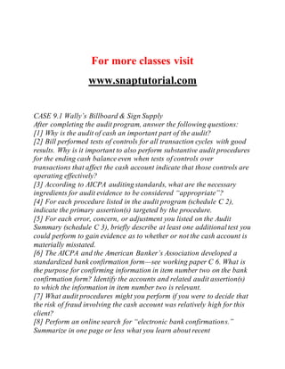 Acc 546 Enhance teaching / snaptutorial.com