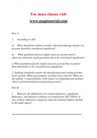 ACC 546 Exceptional Education - snaptutorial.com