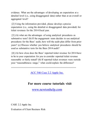 ACC 546 Expect Success/newtonhelp.com