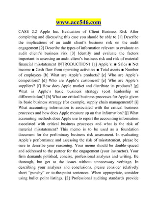 ACC 546 Achievement Education -- acc546.com