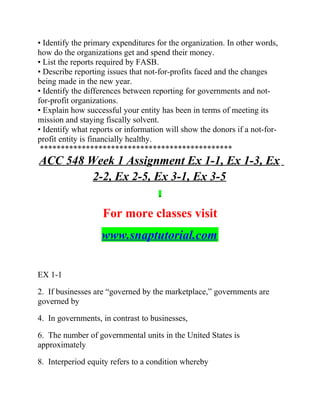 Acc 548 Enhance teaching-snaptutorial.com