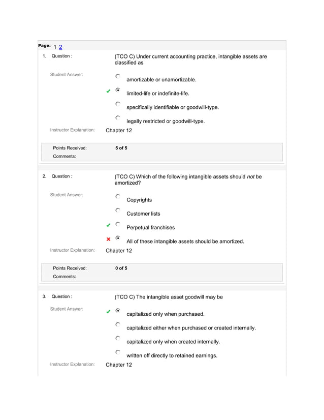Acc 551 midterm | PDF