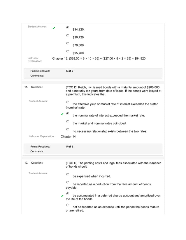Acc 551 midterm | PDF