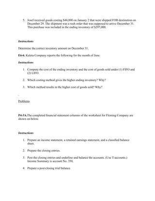Acc 557 homework 1 5 complete solution | PDF