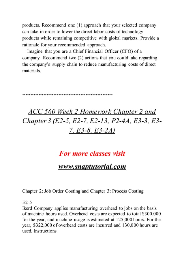 ACC 560 Exceptional Education - snaptutorial.com