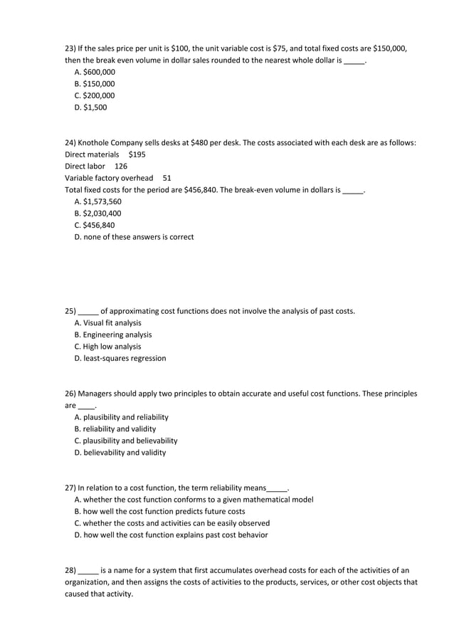 Acc 561 acc/561 final exam 100% correct answers | PDF