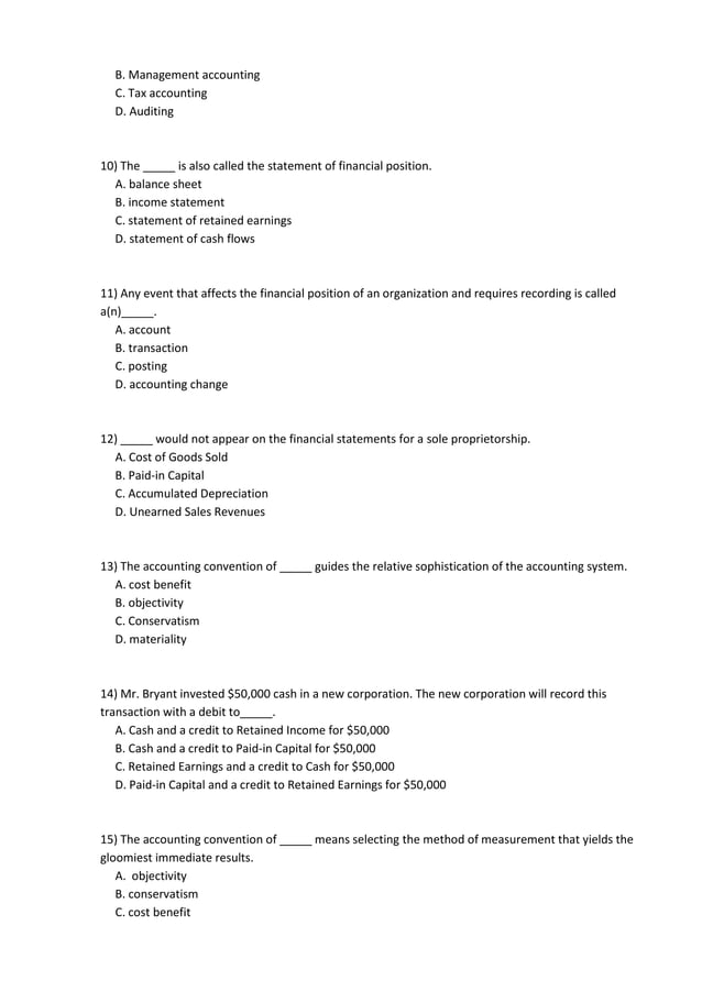 Acc 561 final exam 54#questions with answers correct 100% | PDF