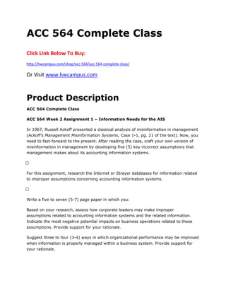 564 complete class | PDF | Business Accounting & Finance | Business