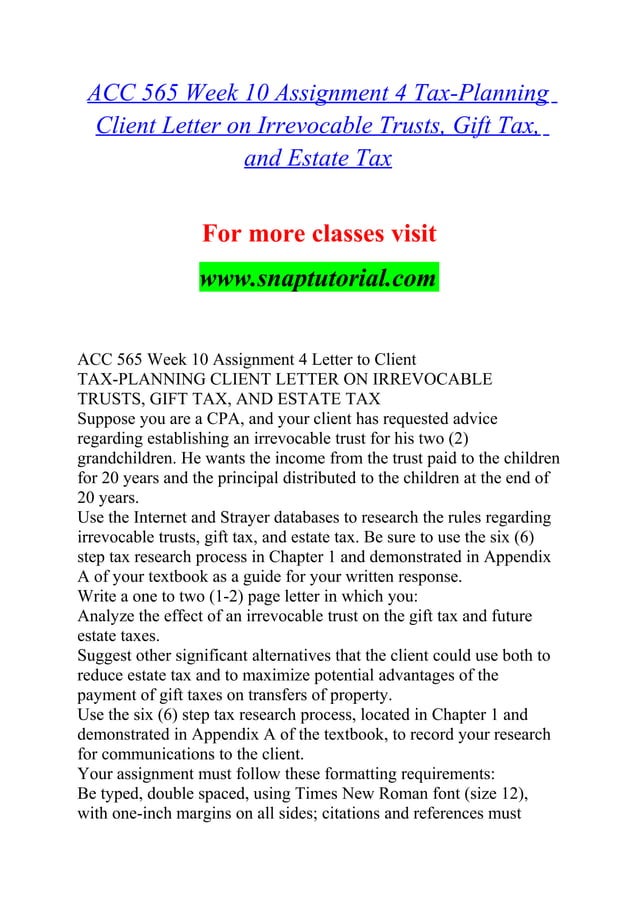 Acc 565 Effective Communication / snaptutorial.com