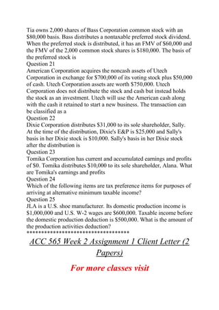 Acc 565 Exceptional Education / snaptutorial.com