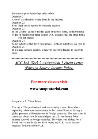 ACC 568 Exceptional Education / snaptutorial.com | PDF