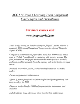 Acc 574 Technology levels--snaptutorial.com