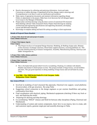 Structural Designer-Vijayanand | PDF