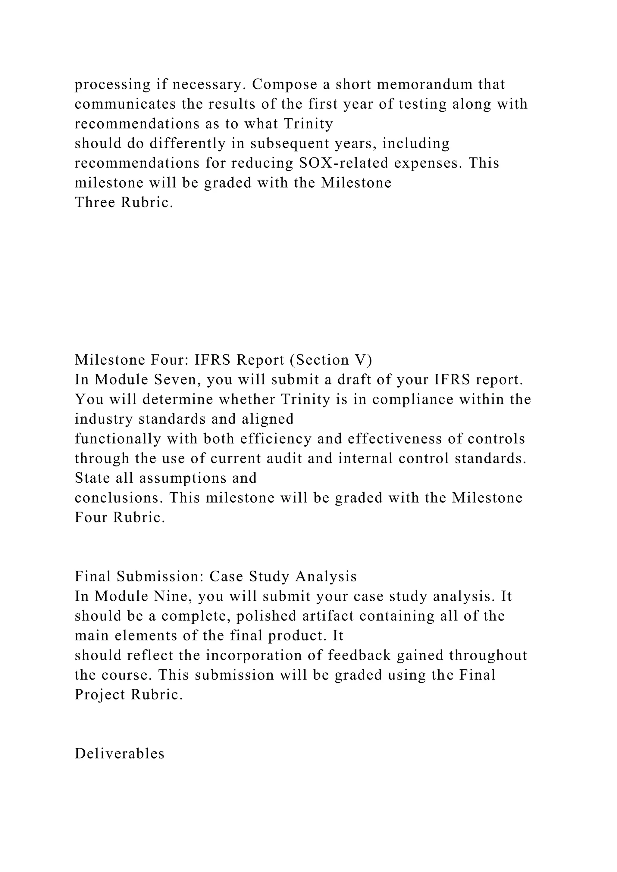 ACC 675 Milestone Two Guidelines and Rubric As an audit.docx