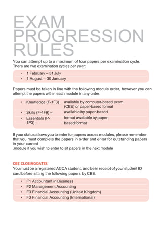 ACCA (Association of Chartered Certified Accountants) | PDF