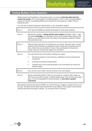 ACCA Approved Practice Revision Kit | PDF