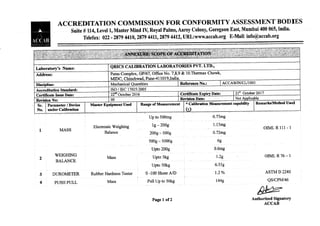 Accab certificate & scope | PPT