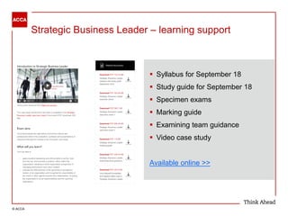 ACCA changes in 2018 | PDF | Business Accounting & Finance | Business