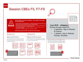 ACCA changes in 2018 | PDF | Business Accounting & Finance | Business