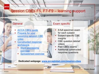 ACCA changes in 2018 | PDF | Business Accounting & Finance | Business