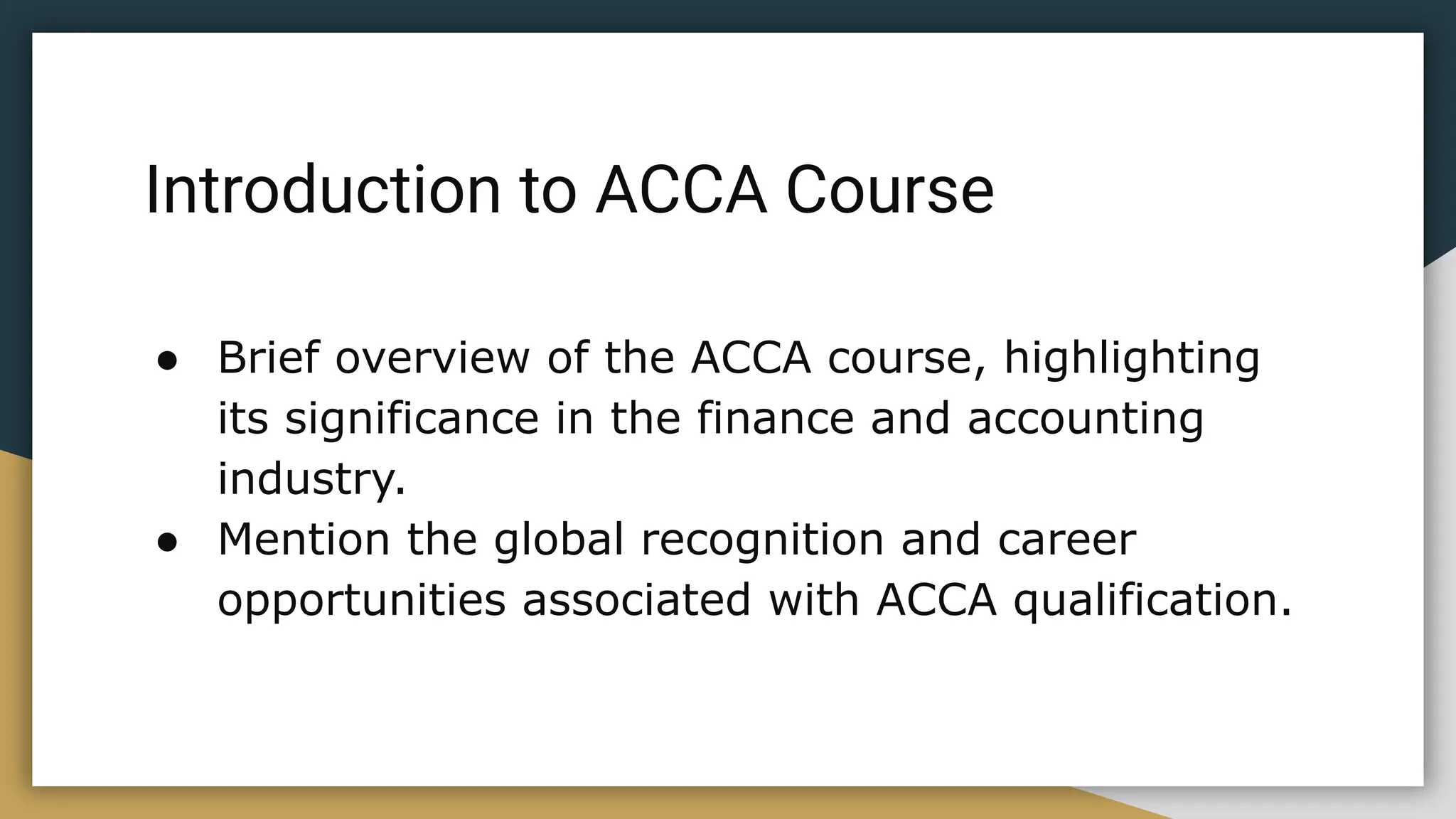 Understanding ACCA Course Fees in India. | PDF