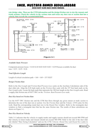Acca duct slide rule users manual | PDF