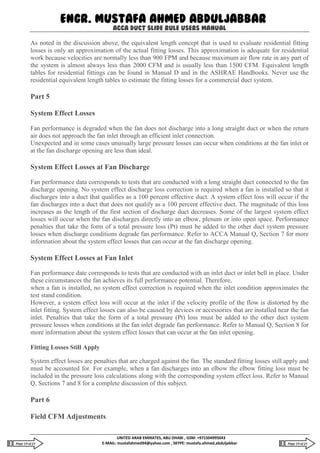 Acca duct slide rule users manual | PDF