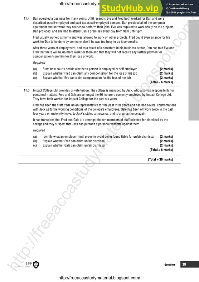 Acca F4 | PDF | Educational Assessment | Education