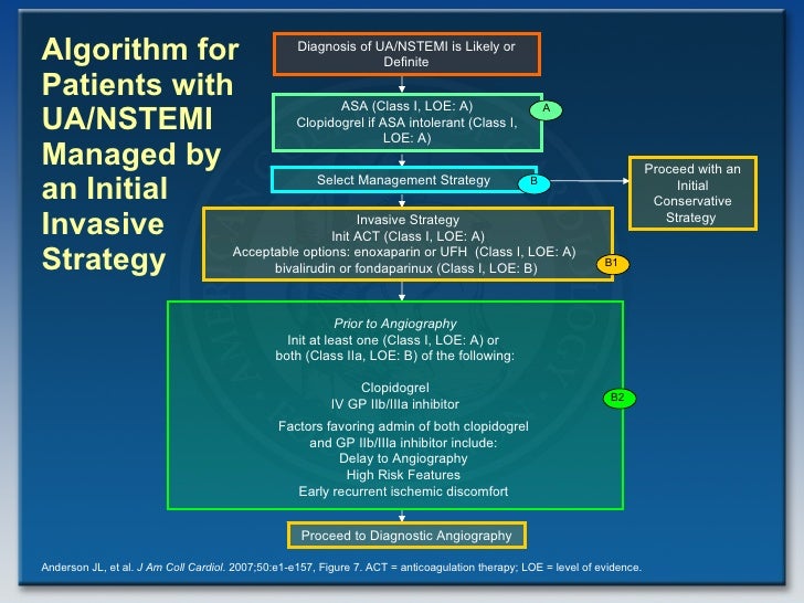 ACC/AHA 2007 Guidelines for UA & NSTEMI