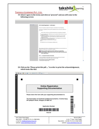 ACCA Registration Process for Diploma in IFRS | PDF