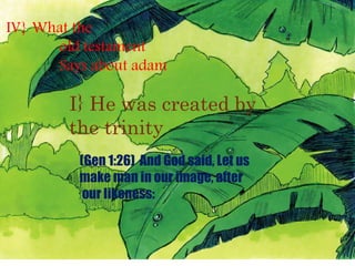 SERMON SERIES CHARACTERS OF THE BIBLE LESSON 1 ADAM | PPTX