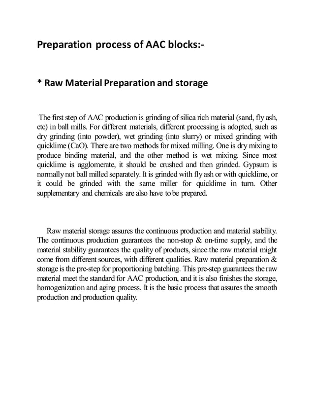 Acc block Synopsis | DOCX