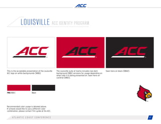 ACC (Atlantic Coast Conference) Brand Standards Manual | PDF