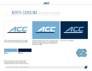 ACC (Atlantic Coast Conference) Brand Standards Manual | PDF