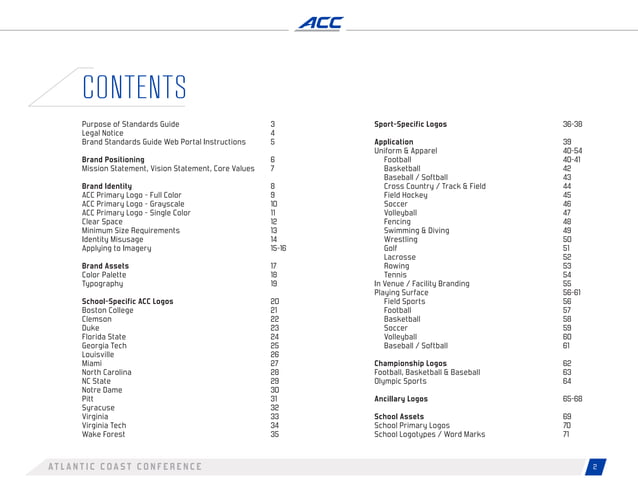 Acc Brand Standards Manual 2 Pdf