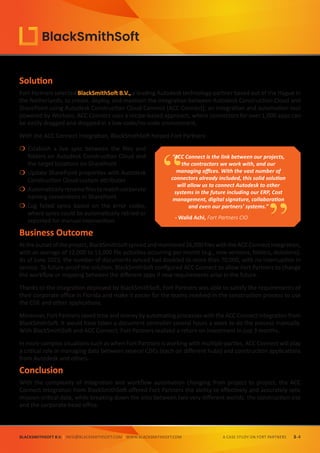 ACC Connect (Workato) - A Case Study on Fort Partners | PDF