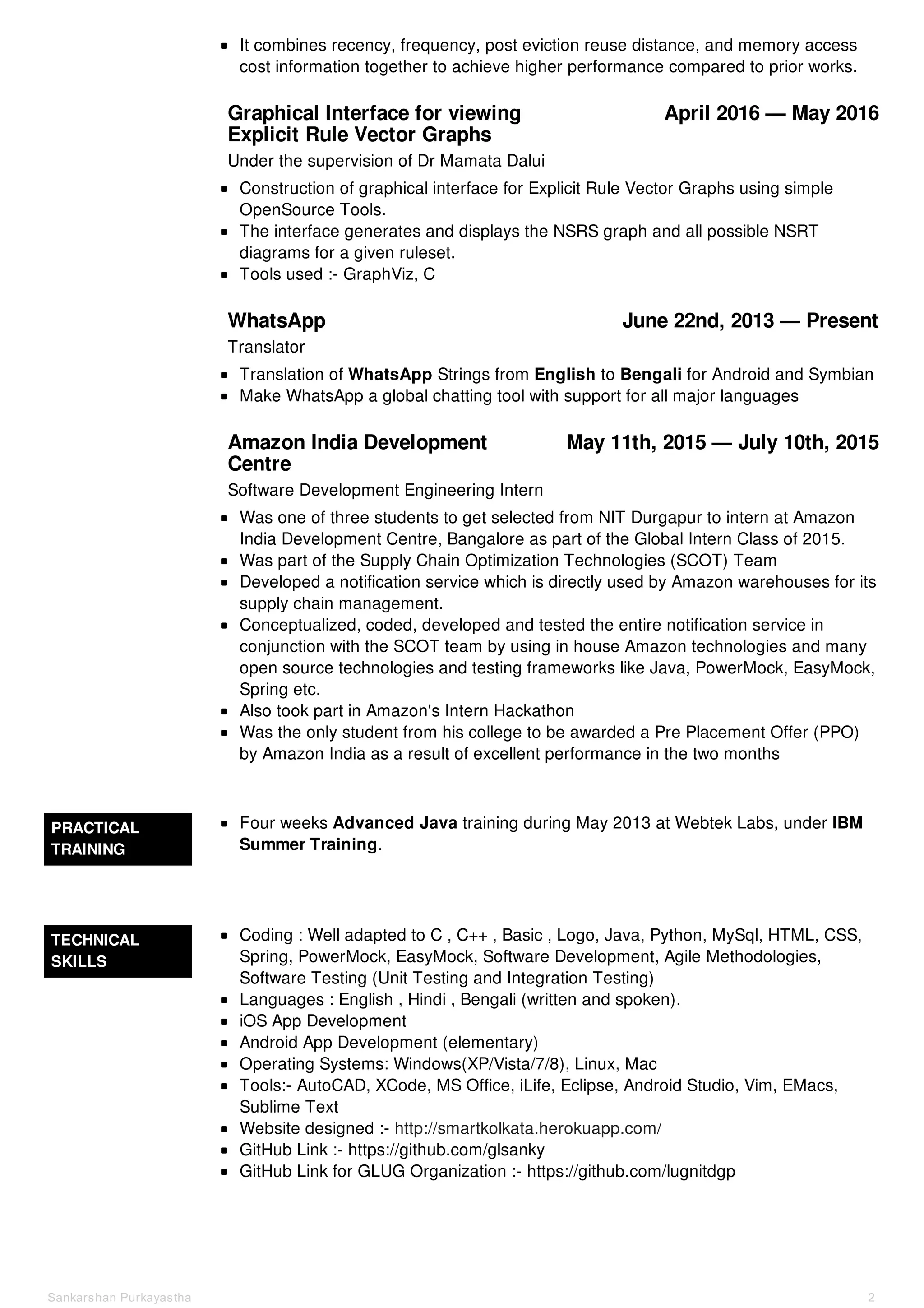 Sankarshan_CV_2016 | PDF