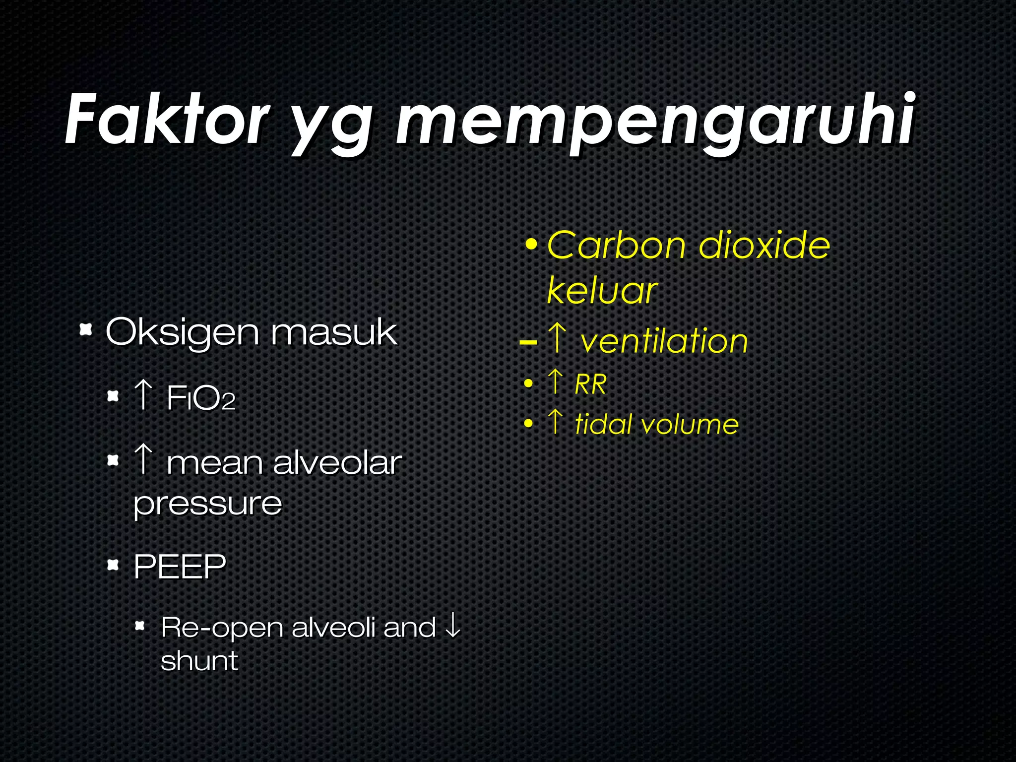 Respiratory Failure and Mechanical Ventilation Management, dr Dafsah | PPT