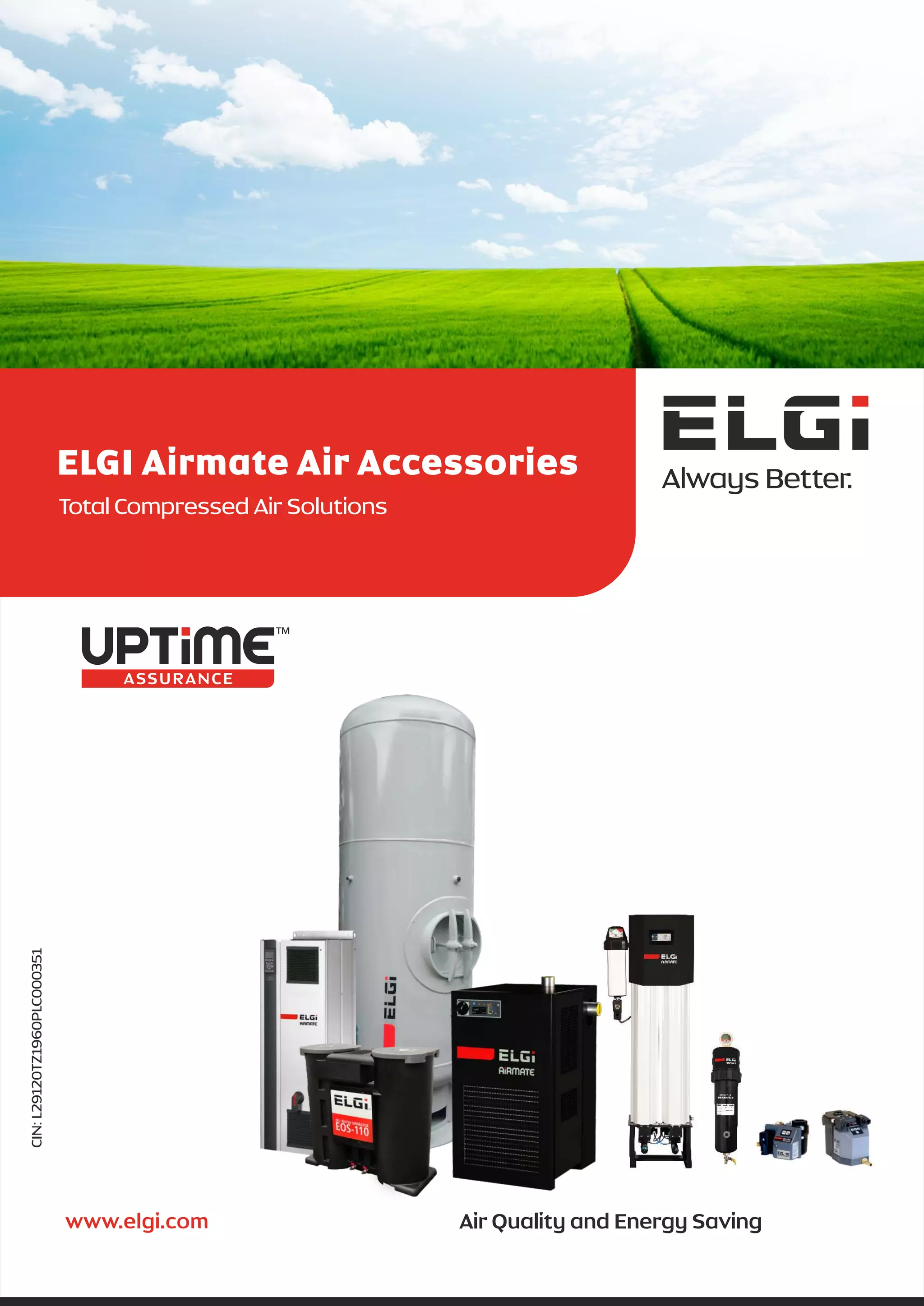 ELGI Airmate Air Accessories Total Compressed Air Solutions | PDF